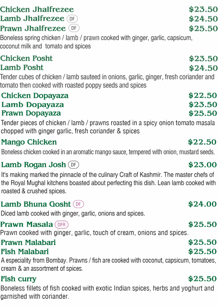 Main Menu – Green Leaf